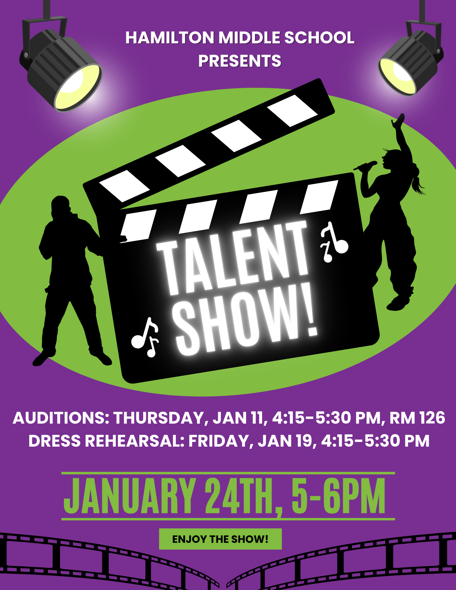 Hamilton Middle School » School Talent Show